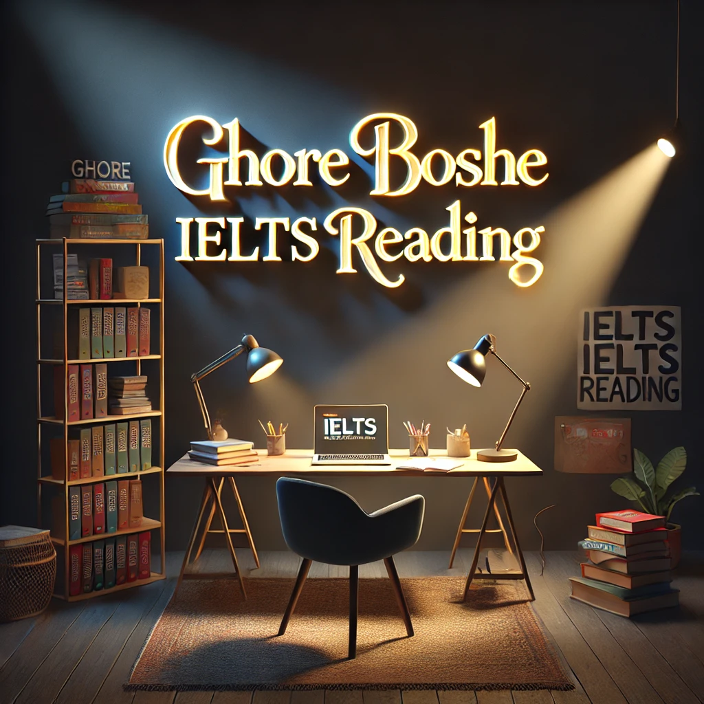 GHORE BOSHE IELTS READING FOR BAND 7+ – Sohoj English