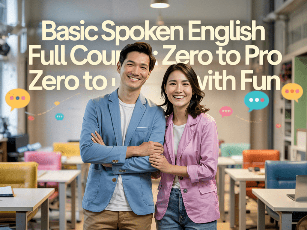 Basic Spoken English Full course : Zero to Pro with Fun – Sohoj English